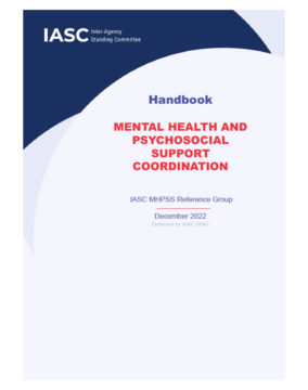 IASC Handbook, Mental Health and Psychosocial Support Coordination ...